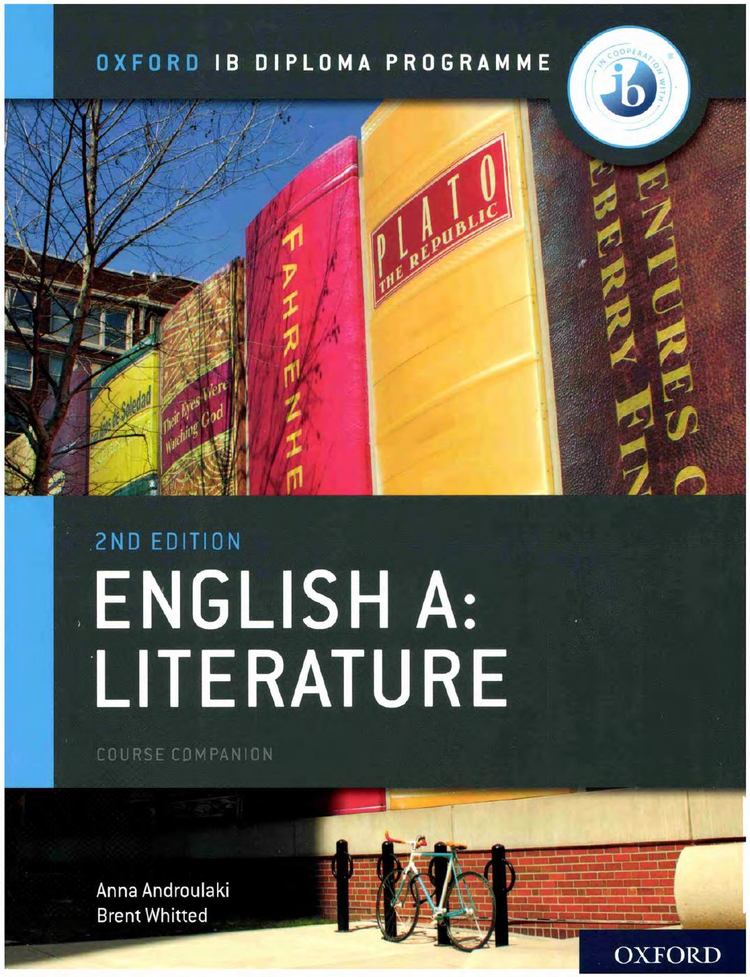 9780198434610 IB English A Literature IB English A Literature Course Book