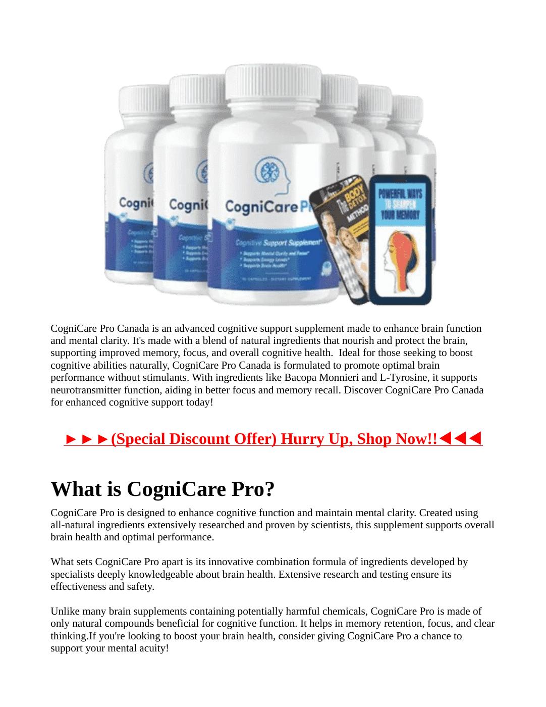 CogniCare Pro (LEGIT OR SCAM) - Really Work? | PDF to Flipbook