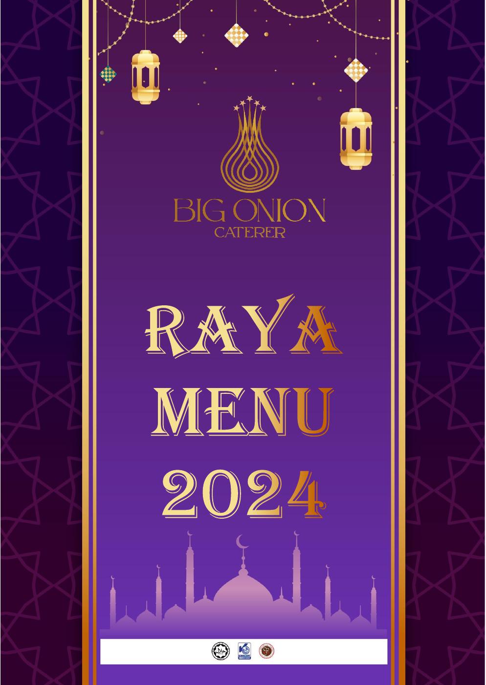 Raya Menu | PDF to Flipbook