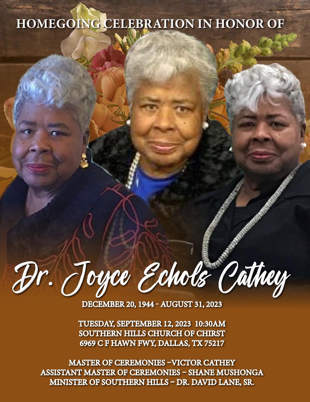 Dr. Joyce Echols Cathey | PDF to Flipbook