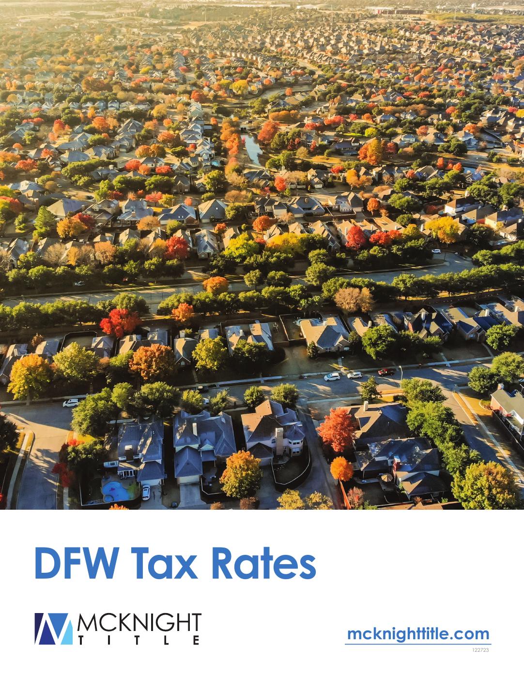 DFW 2023 Tax Rates | PDF to Flipbook