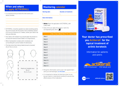 ACTIKERALL Patient booklet