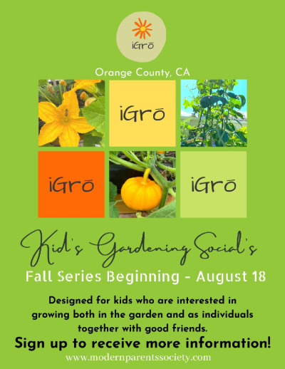 iGro Kid's Gardening Club Fall Series