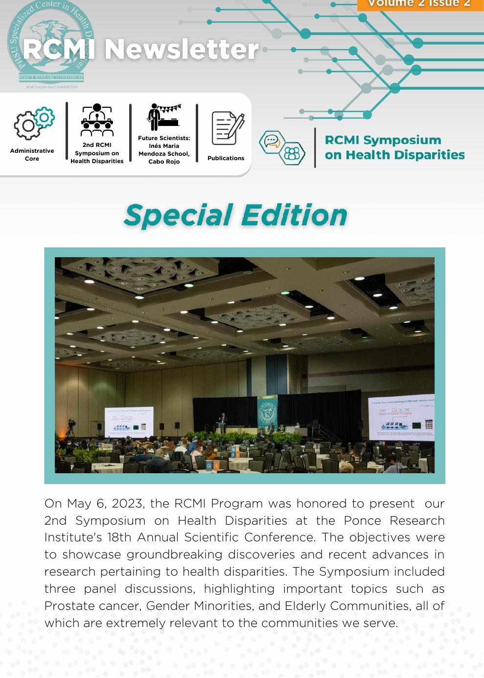RCMI Newsletter Volume #2 Issue #2