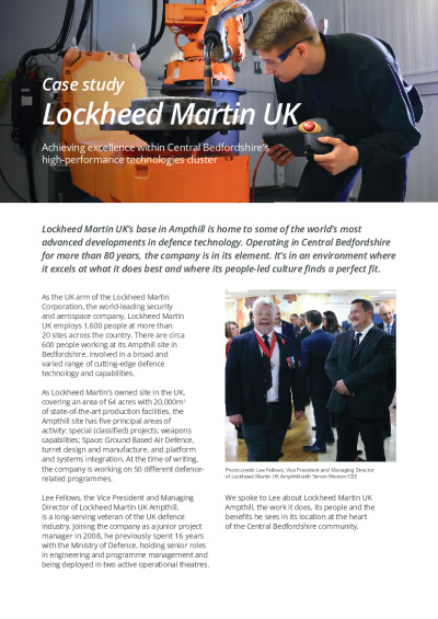 Lockheed Martin UK Case Study