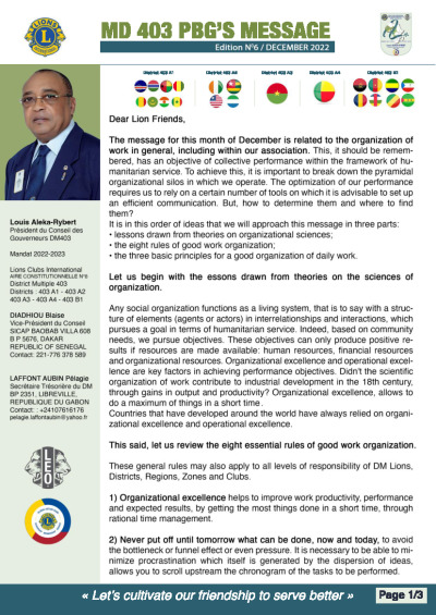 PBG's MESSAGE #6 | PDF to Flipbook