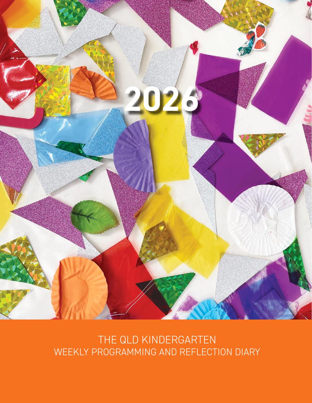 2026 QLD Kindy Weekly Programming and Reflection Diary | Butler Diaries ...