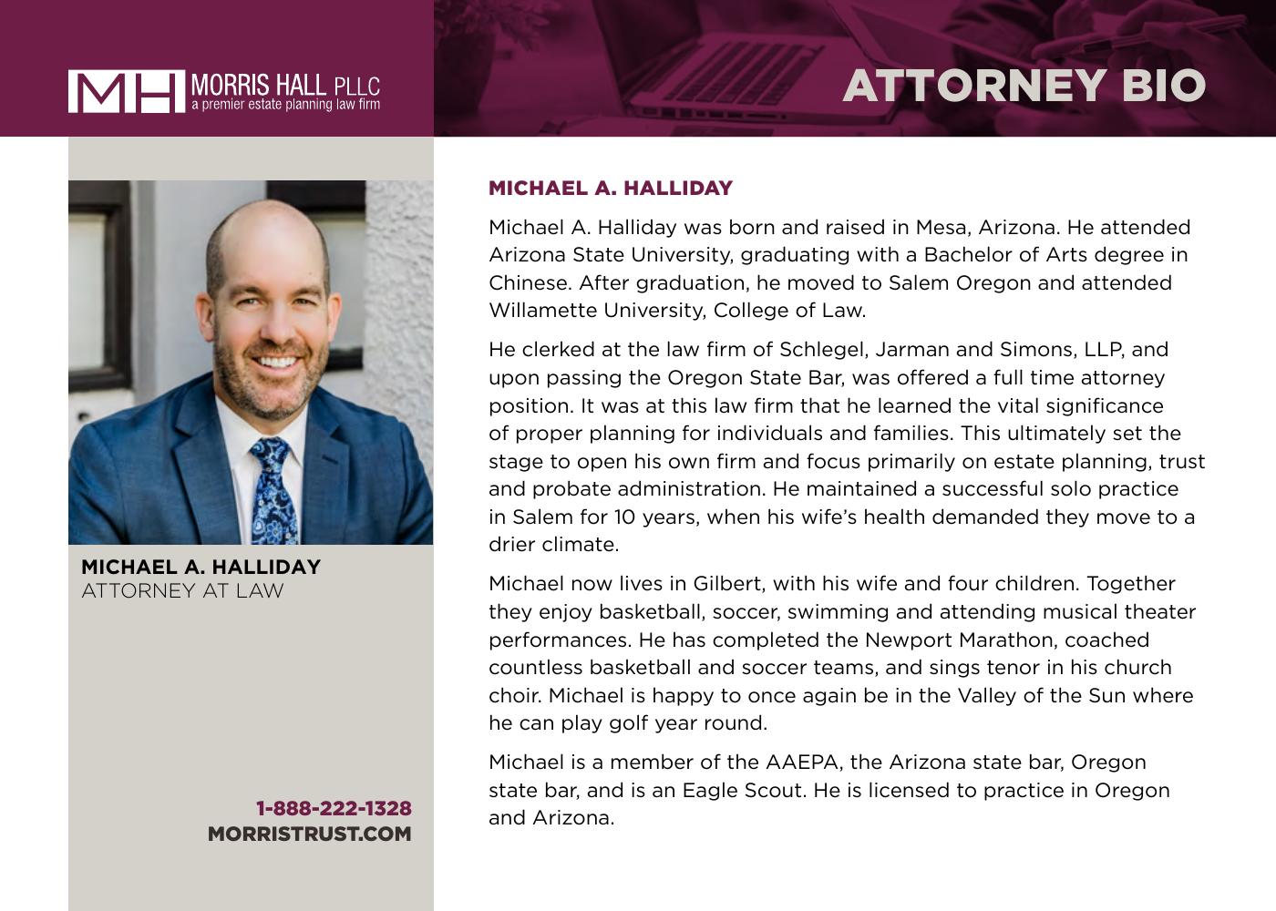 Get to Know Michael Halliday & Morris Hall