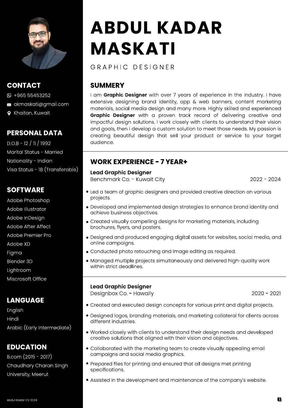 AK Maskati CV | PDF to Flipbook