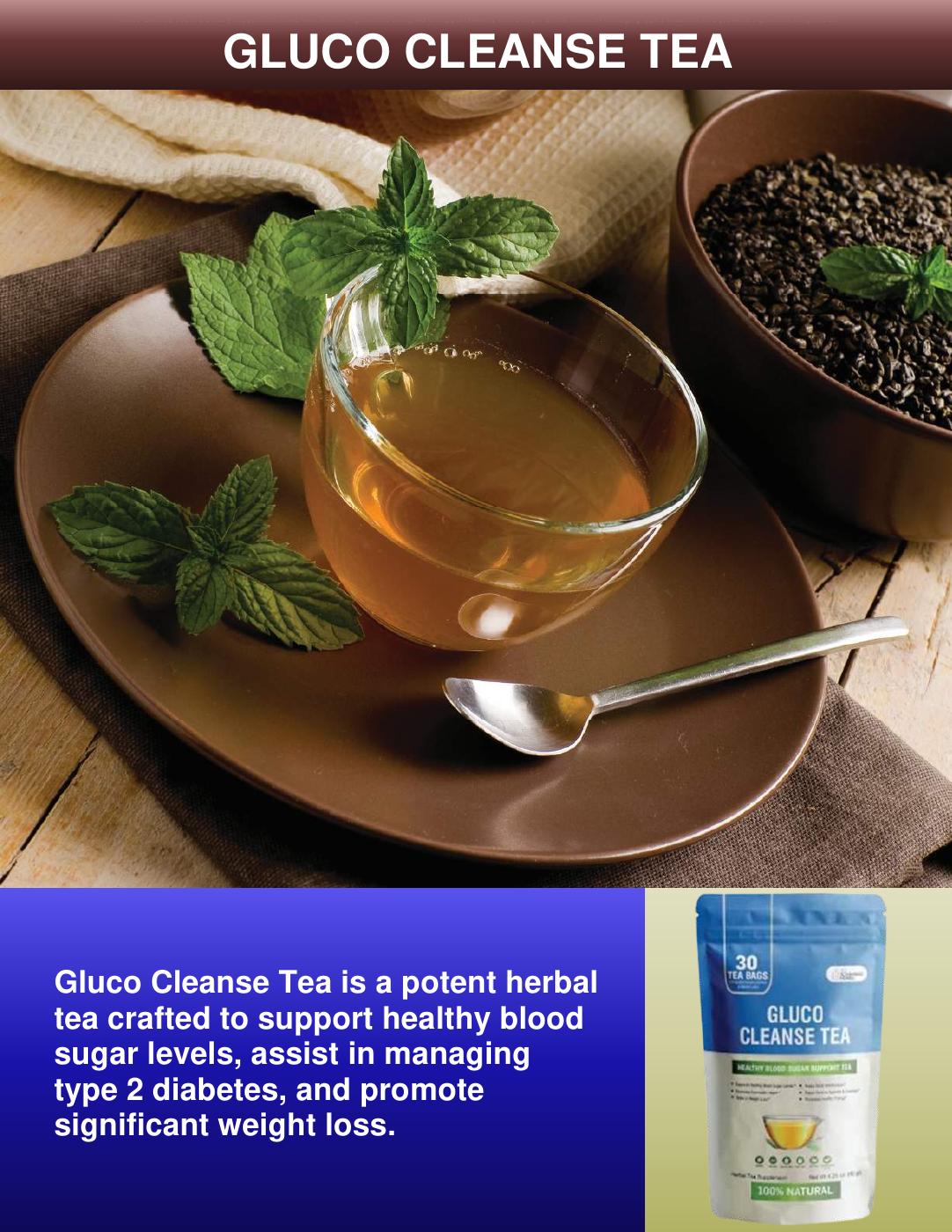 Gluco Cleanse Tea Reviews | Gluco Cleanse Tea Official Website | Gluco ...