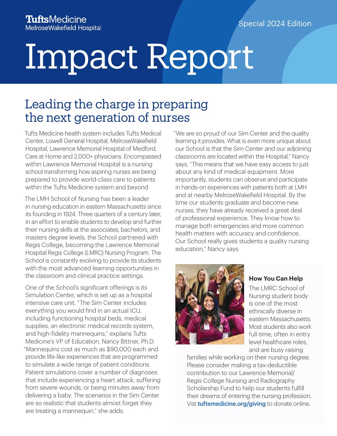 MWH Impact Report—Spring 2024