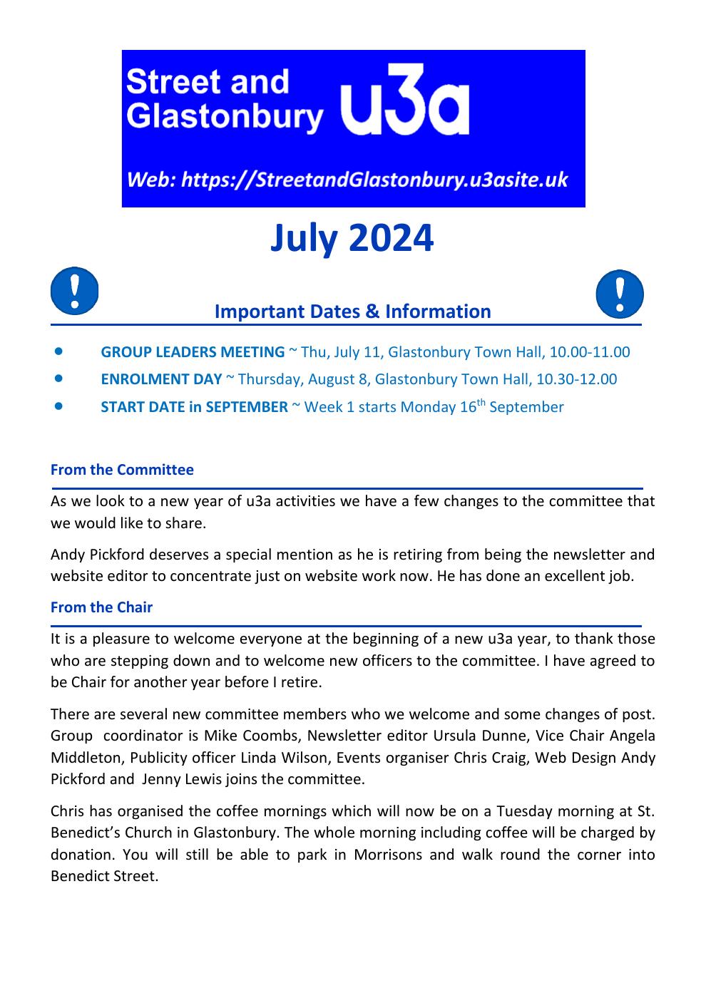 SandG u3a Newsletter | PDF to Flipbook