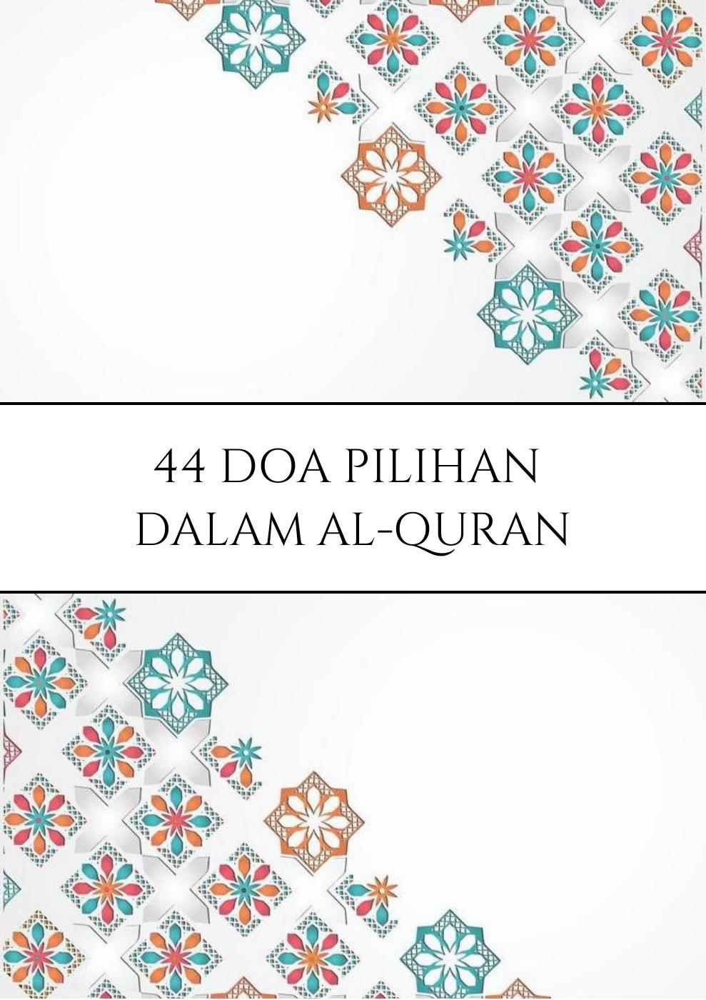 44 Doa pilihan | PDF to Flipbook