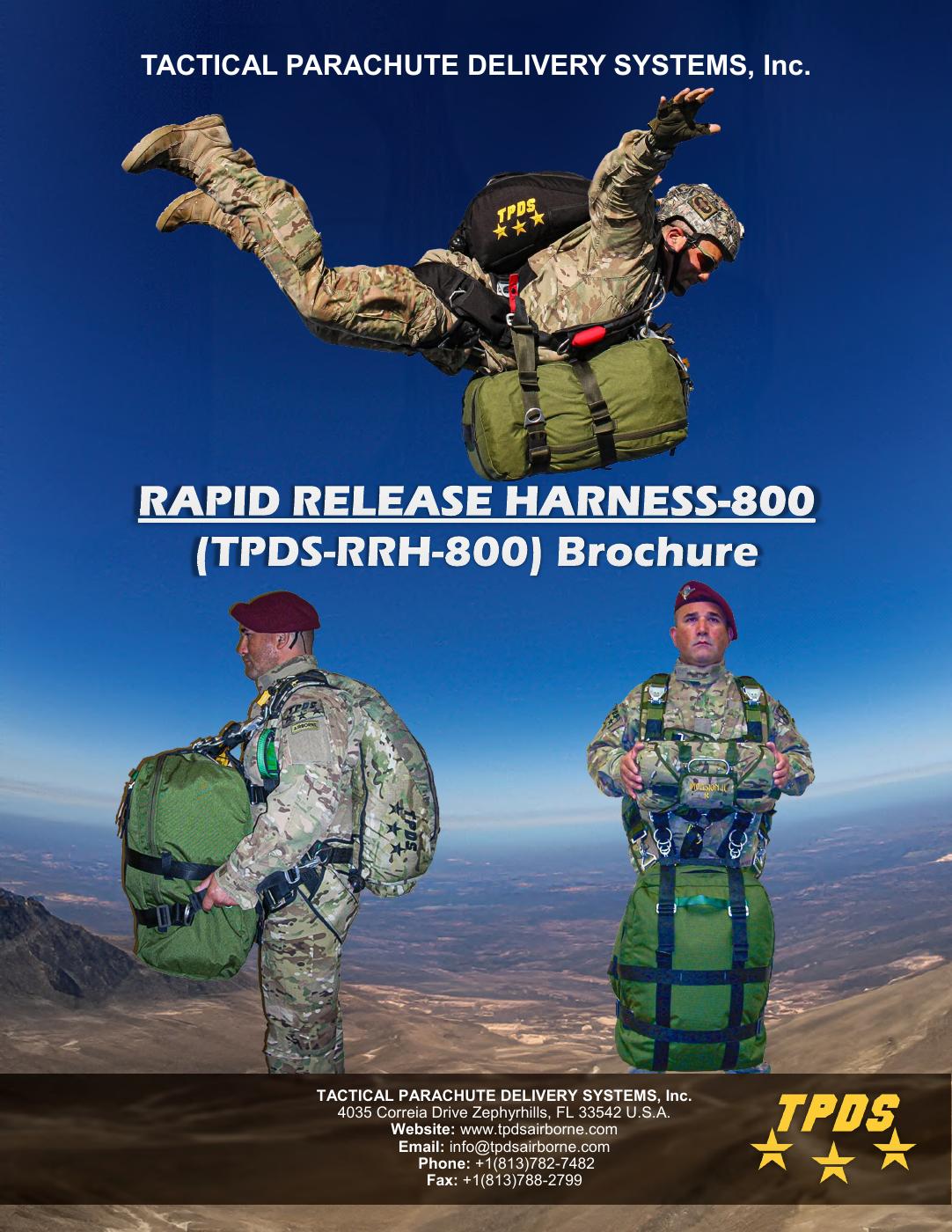 RAPID RELEASE HARNESS-800