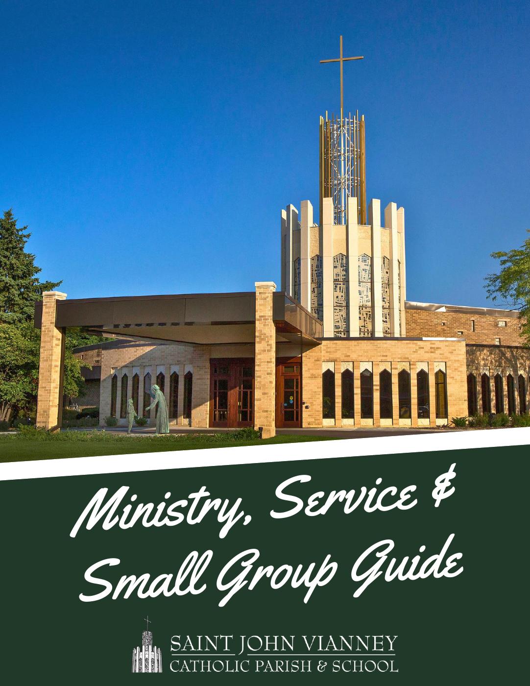 SJV Ministry, Service, and Small Group Guide | PDF to Flipbook