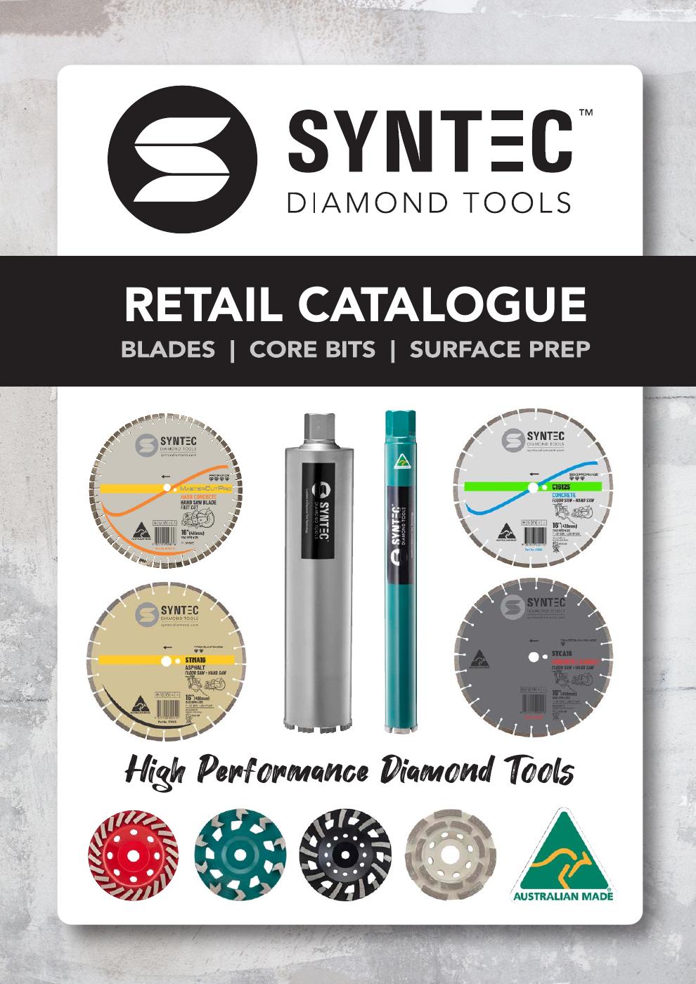 Syntec Diamond Tools - Retail Catalogue