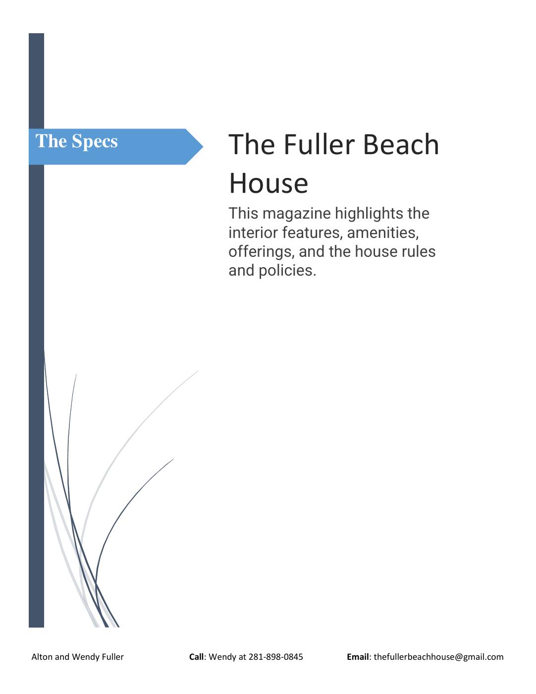 The Fuller Beach House | PDF to Flipbook