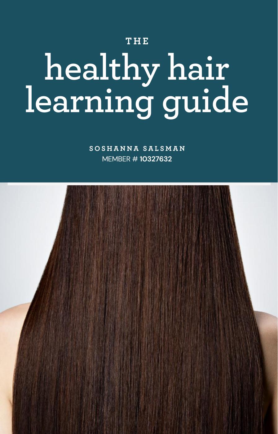 Healthy Hair Learning Guide | PDF to Flipbook