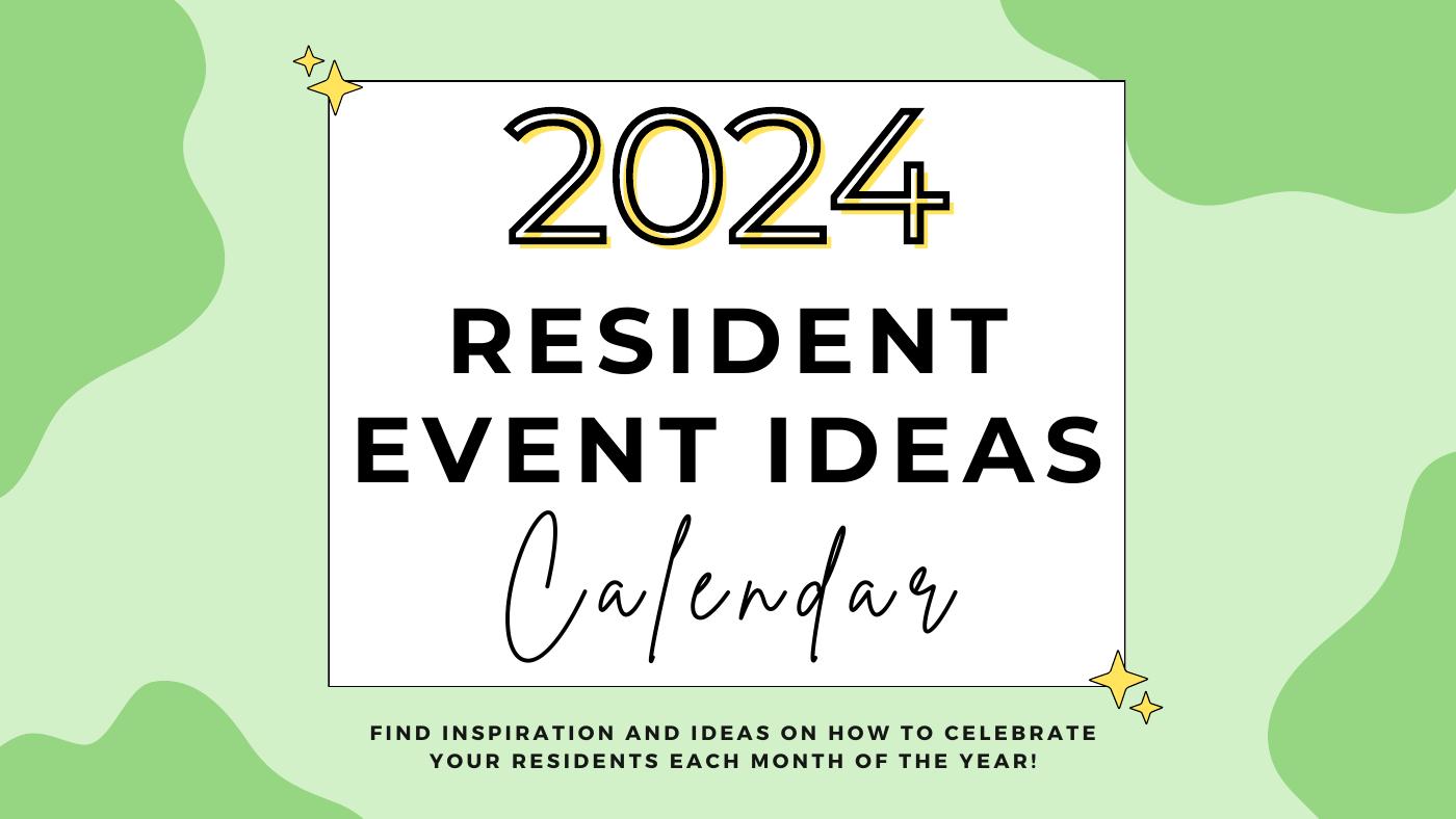 2024 Resident Event Ideas Calendar | PDF to Flipbook