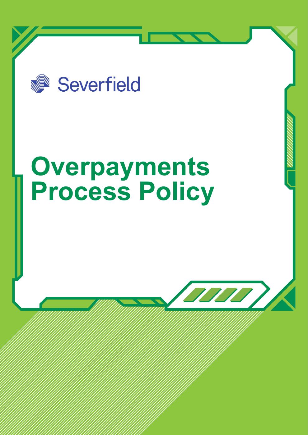 Overpayments Process Policy