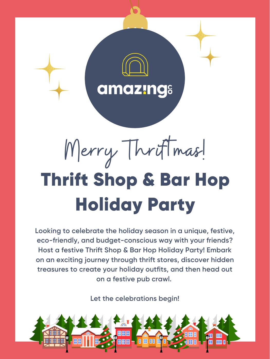 Thrift Shop & Bar Hop Holiday Party