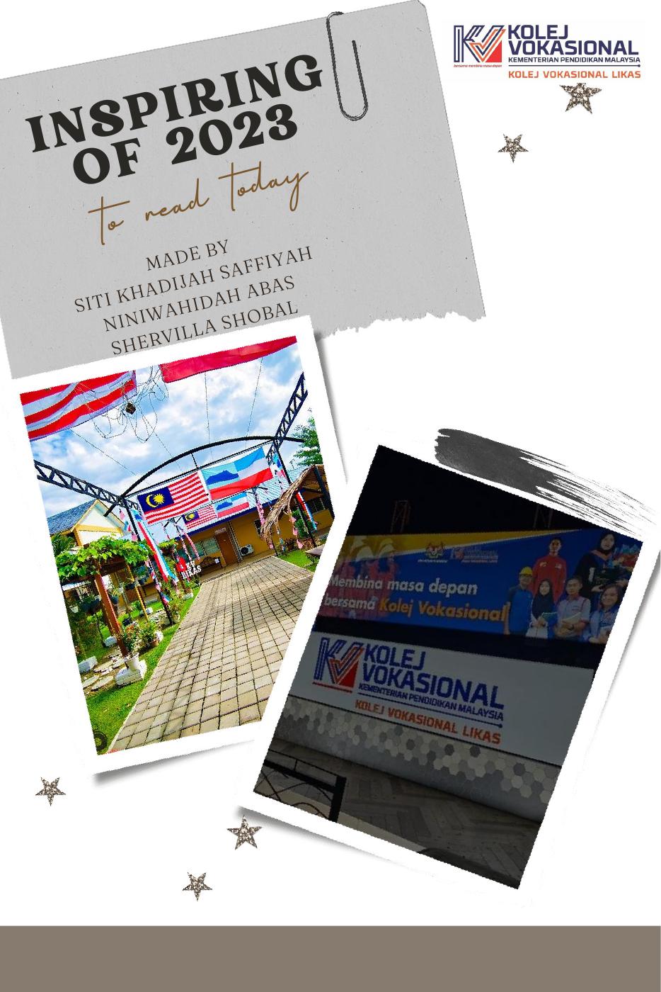 E-FLIPBOOK KOLEJ VOKASIONAL LIKAS 2023 | PDF to Flipbook