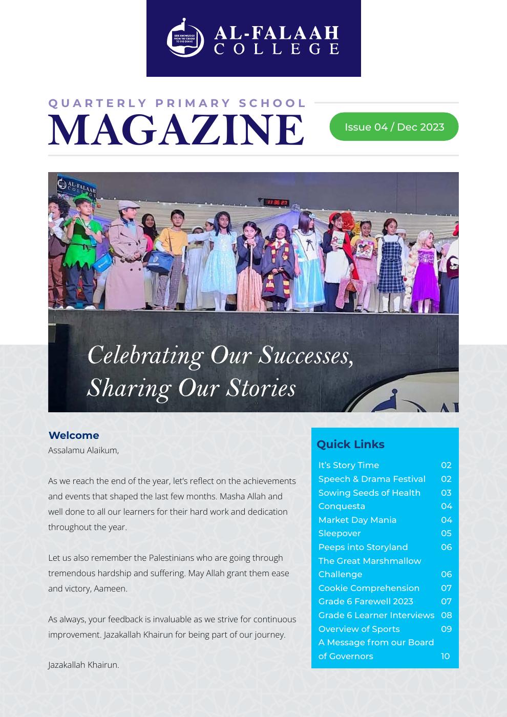 Issue 4 - Primary School Magazine, December 2023 | PDF to Flipbook