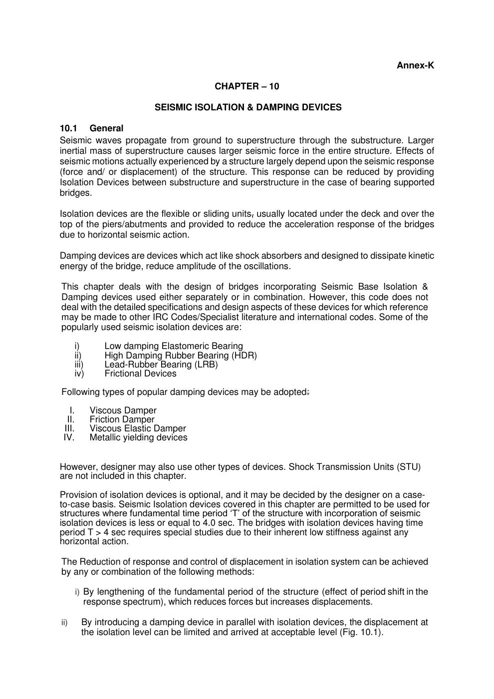 34.DRAFT AMENDMENT TO CHAPTER 10 OF IRC SP 114-2018