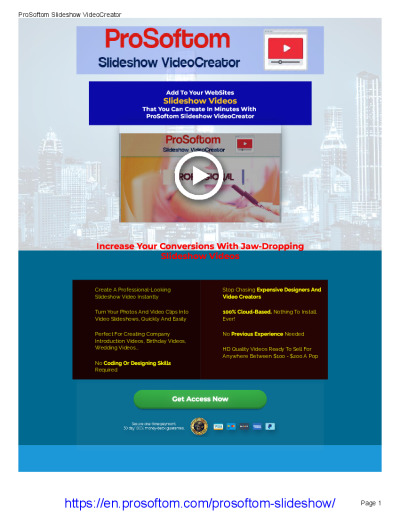 ProSoftom Slideshow VideoCreator
