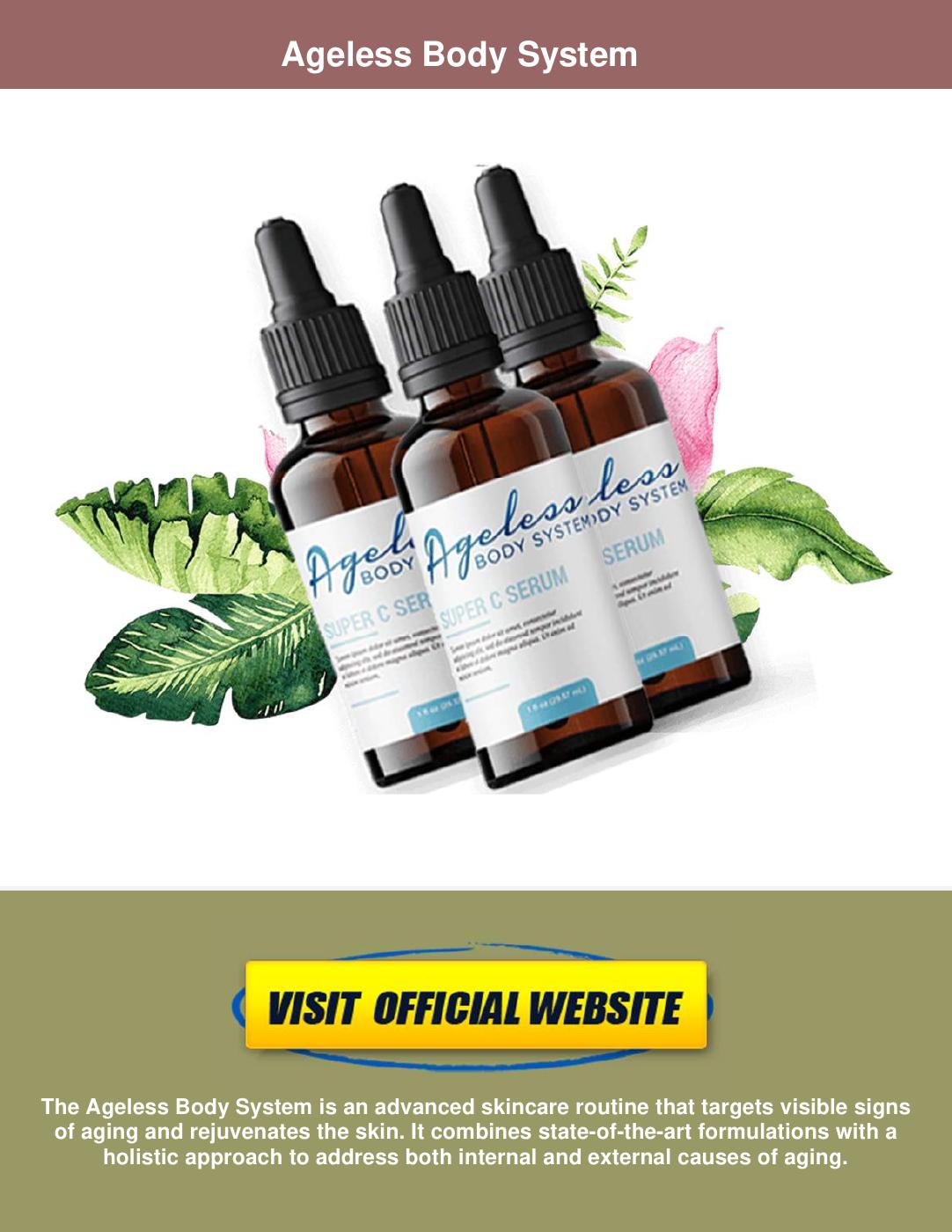 Ageless Body System Reviews Consumer Reports