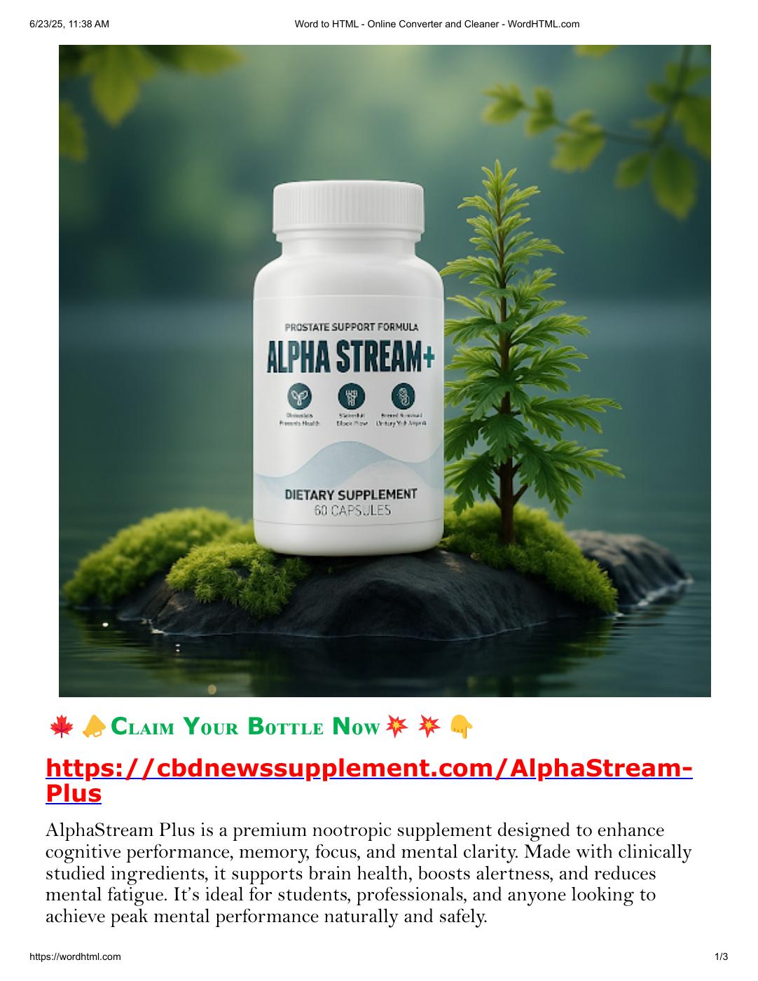 AlphaStream Plus Reviews – Is It Worth It? | PDF to Flipbook