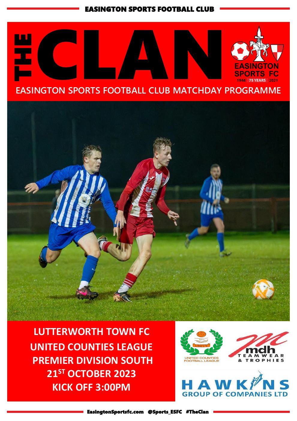 ESFC v Lutterworth Town FC | PDF to Flipbook