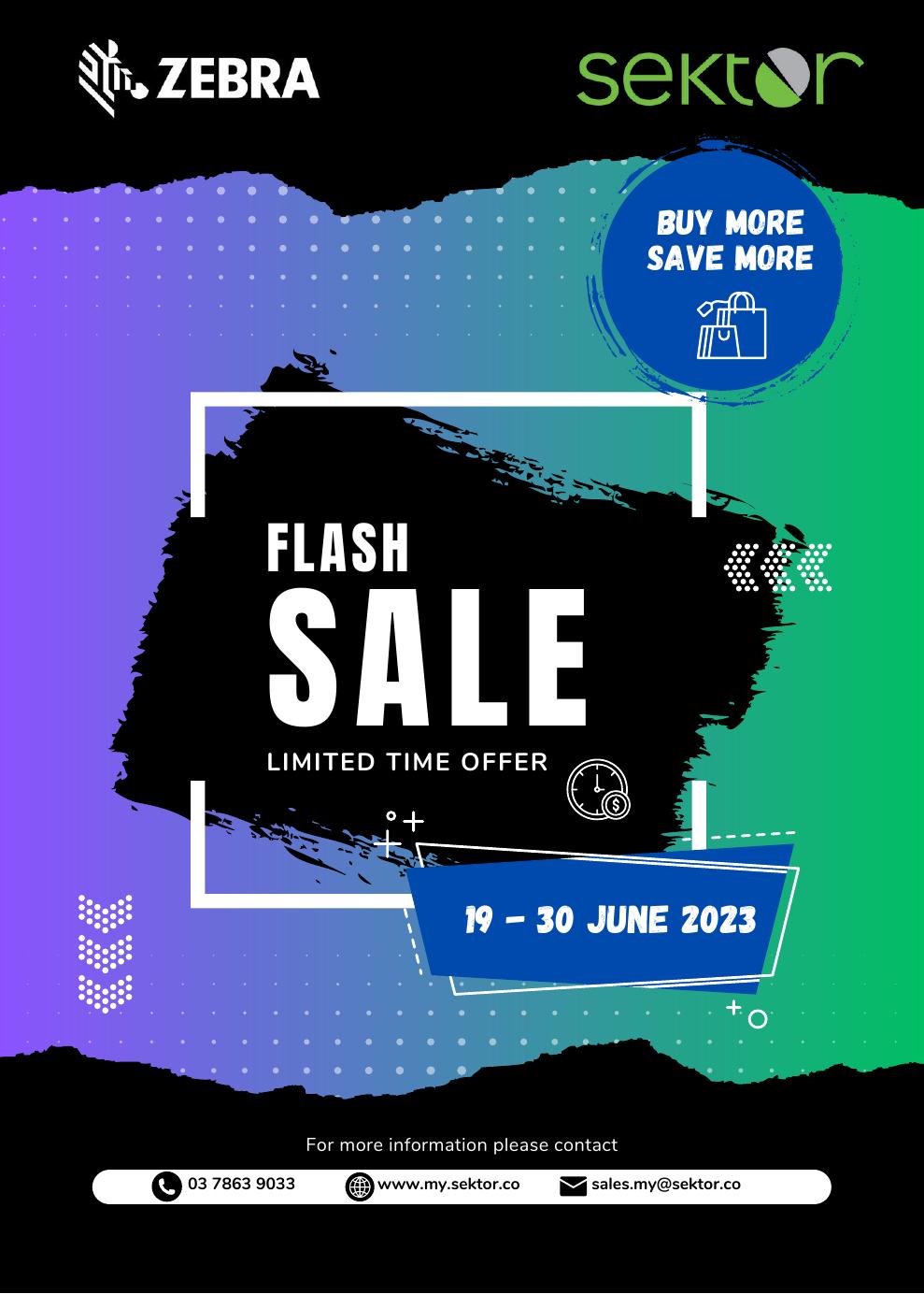 Zebra Flash Sale June 2023 | PDF to Flipbook