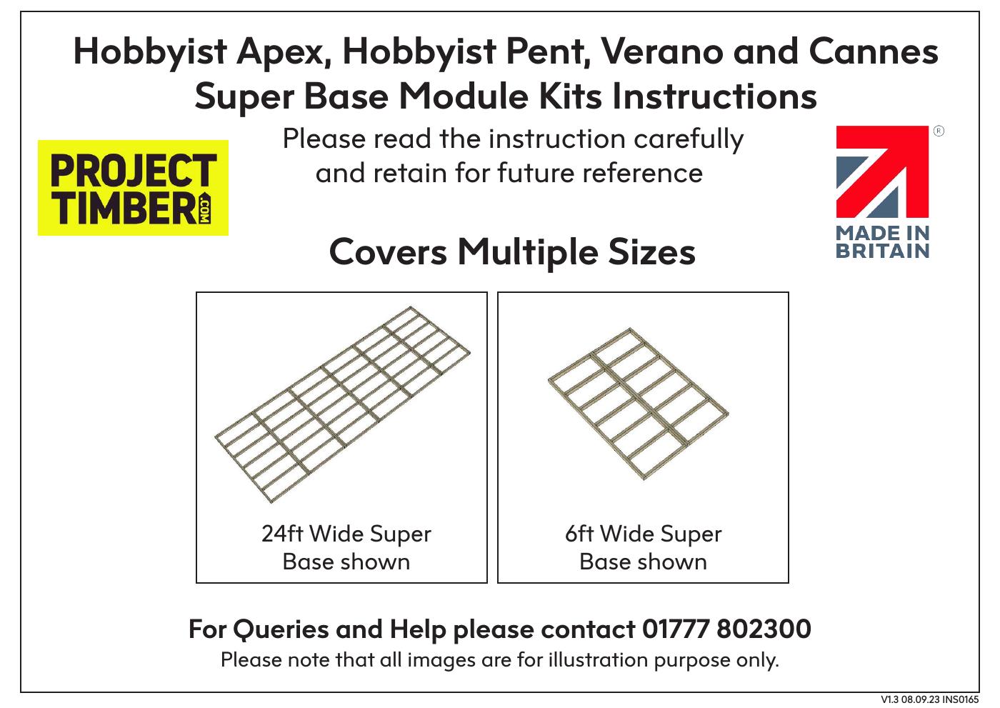 Hero Range Super Base Instructions