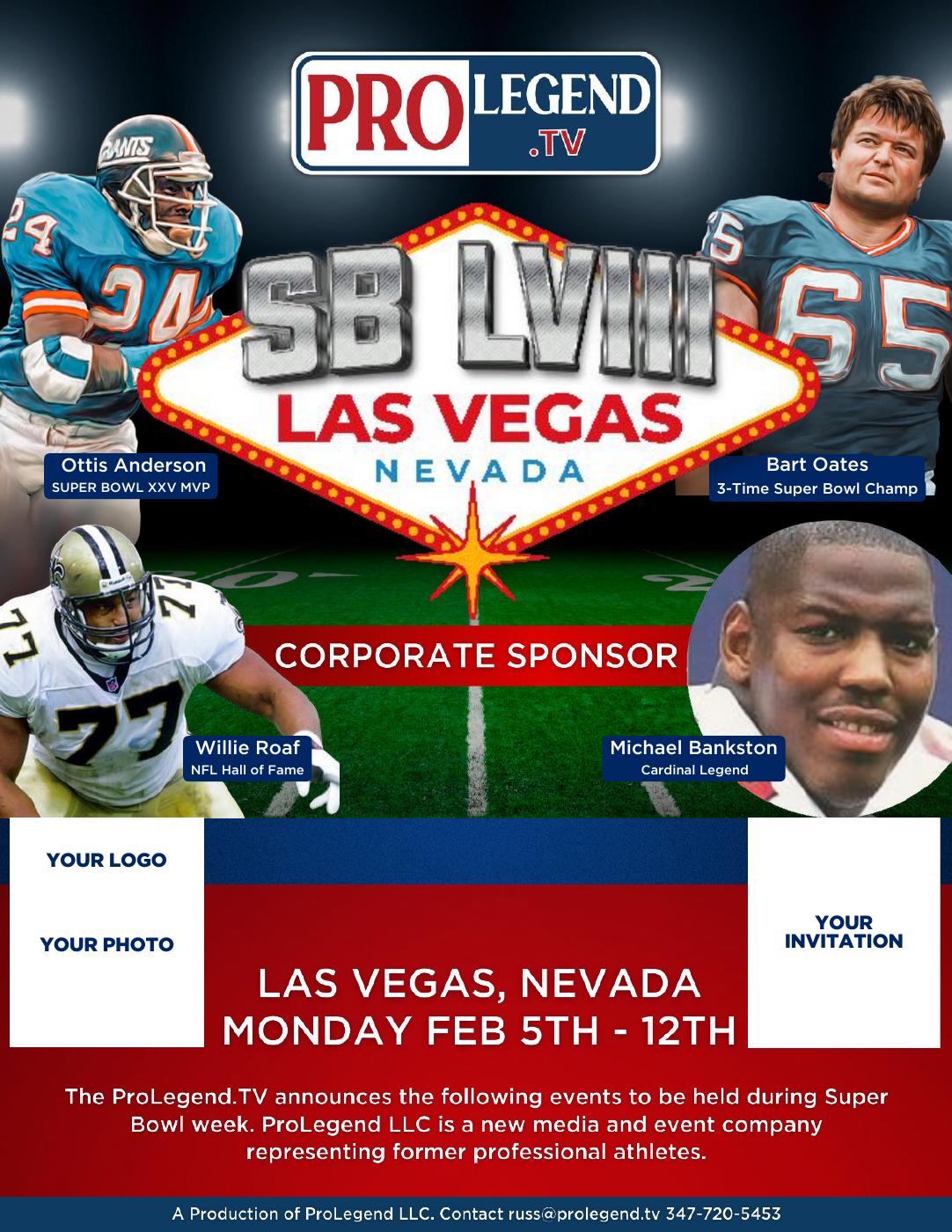 Corporate Sponsor Master Package SB LVIII