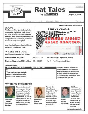 August Rat Tales 2020 | PDF to Flipbook