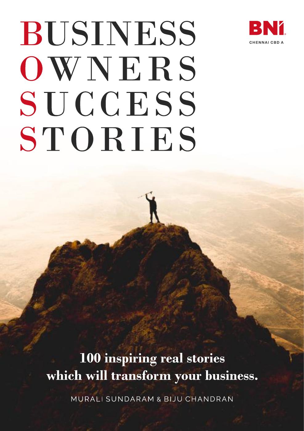 BUSINESS OWNERS SUCCESS STORIES | PDF to Flipbook
