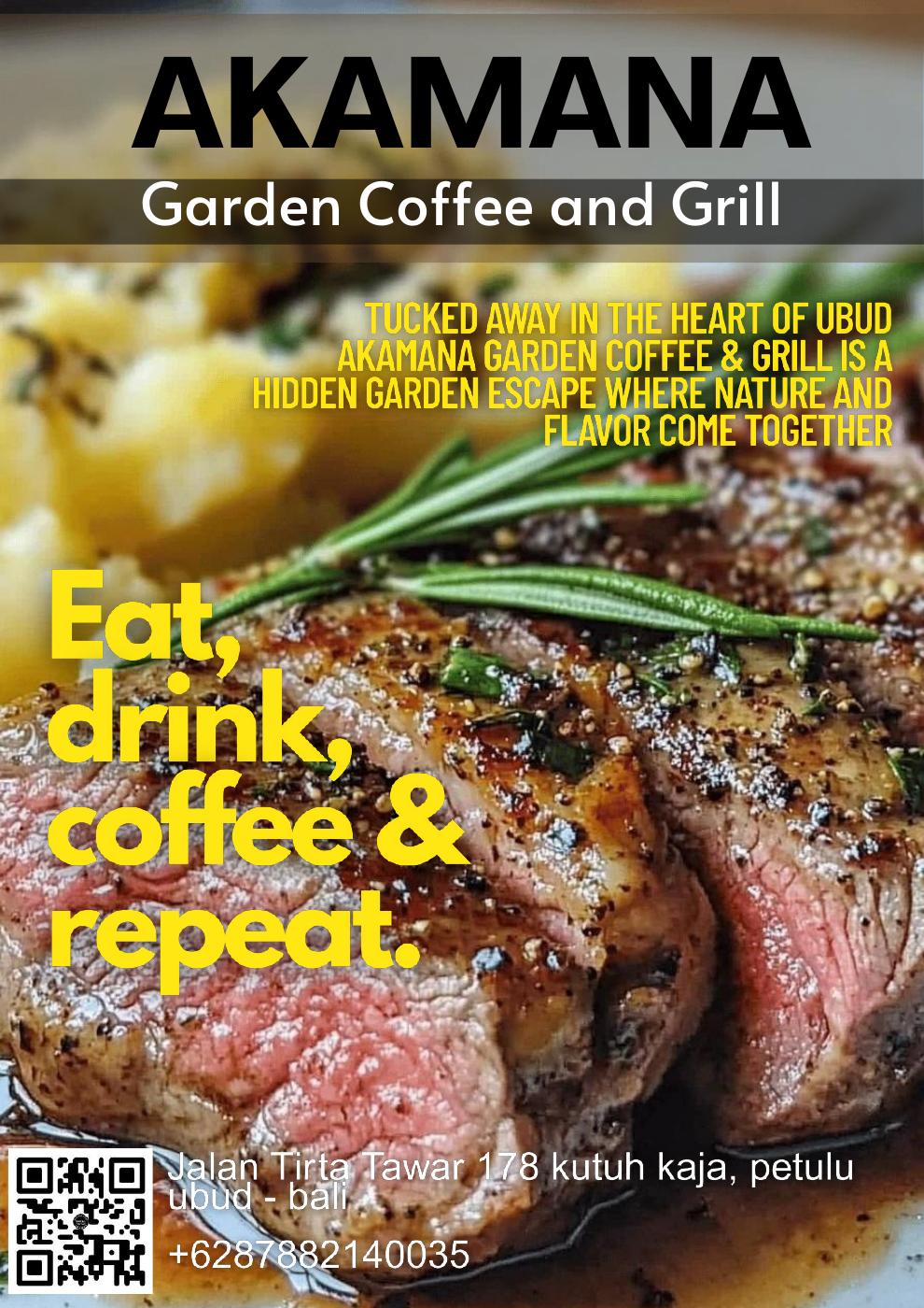 AKAMANA GARDEN COFFEE & GRILL MENU | PDF to Flipbook