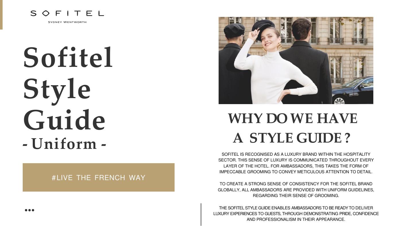 Sofitel Style Guide - Uniform | PDF to Flipbook