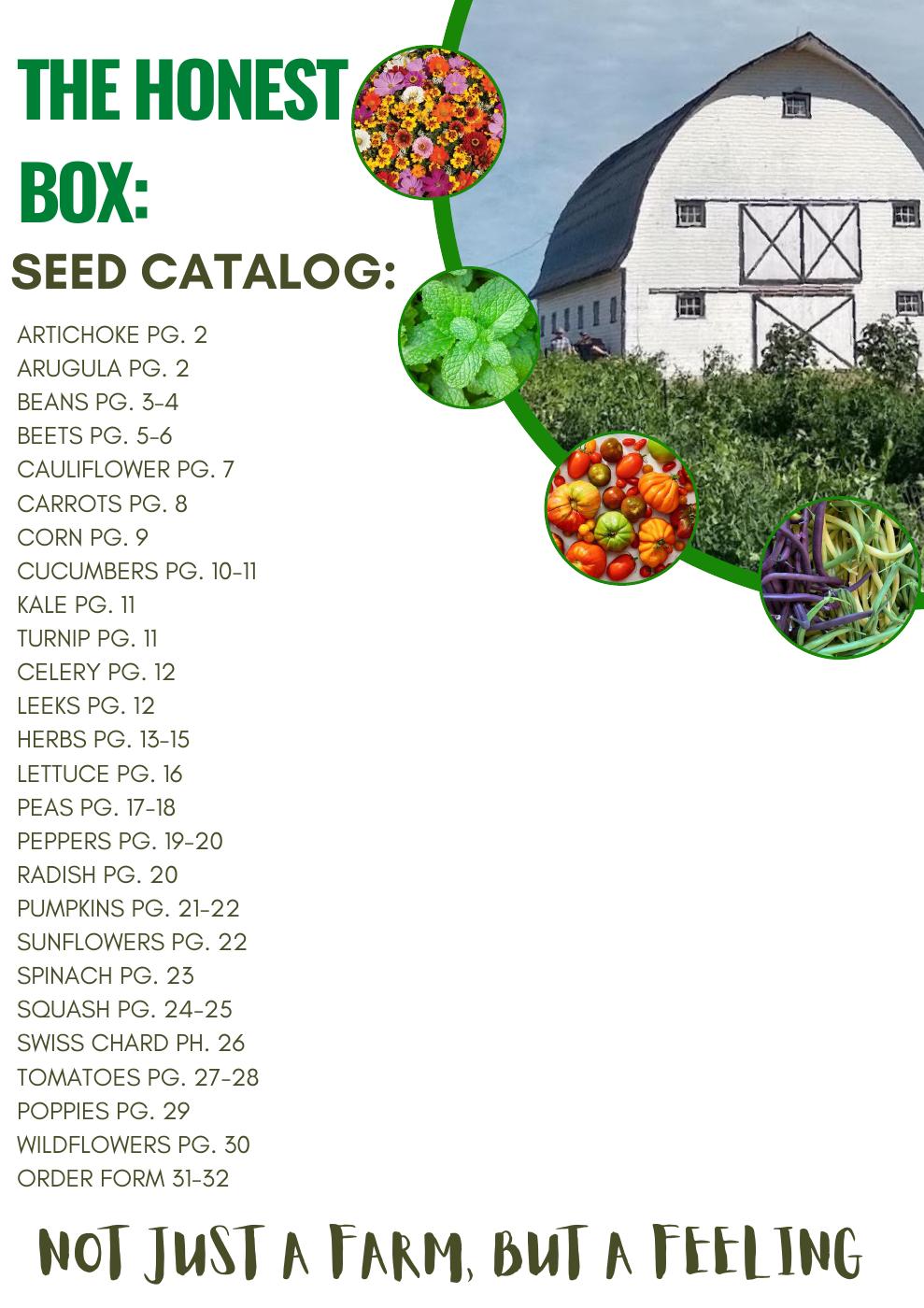 The Honest Box seed catalog | PDF to Flipbook
