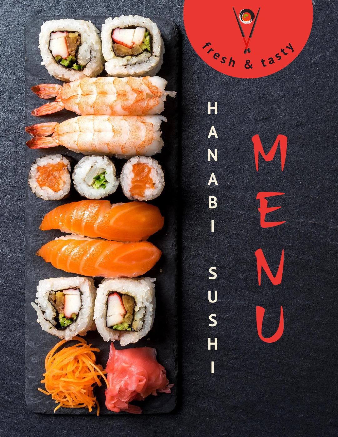 Hanabi Japanese Restaurant Menu | PDF to Flipbook