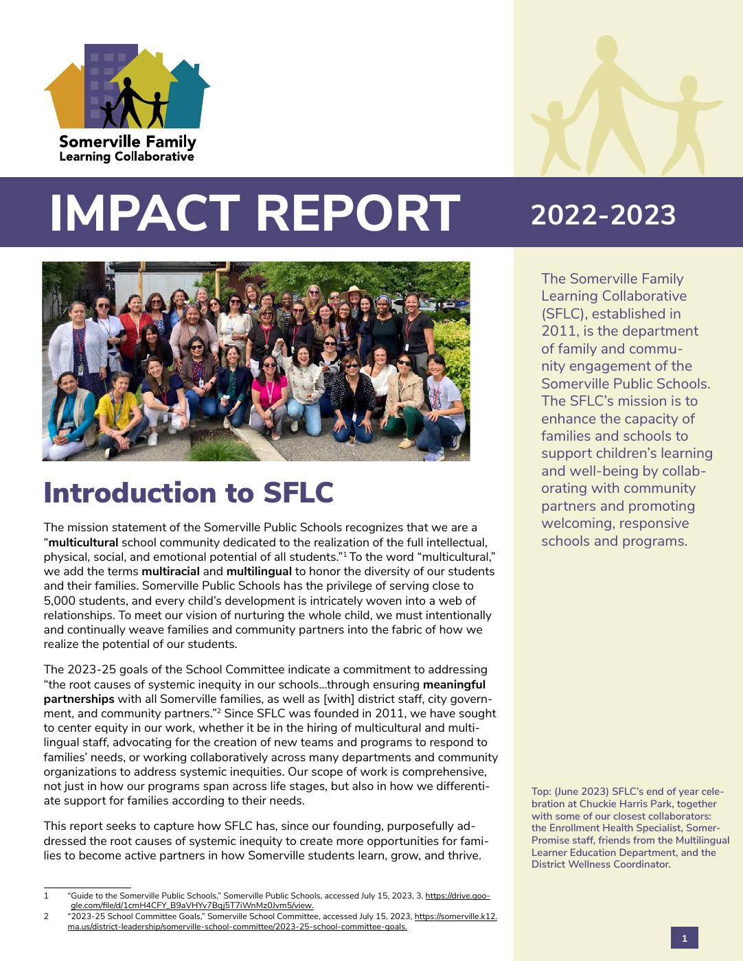 2022-23 SFLC Impact Report | PDF to Flipbook