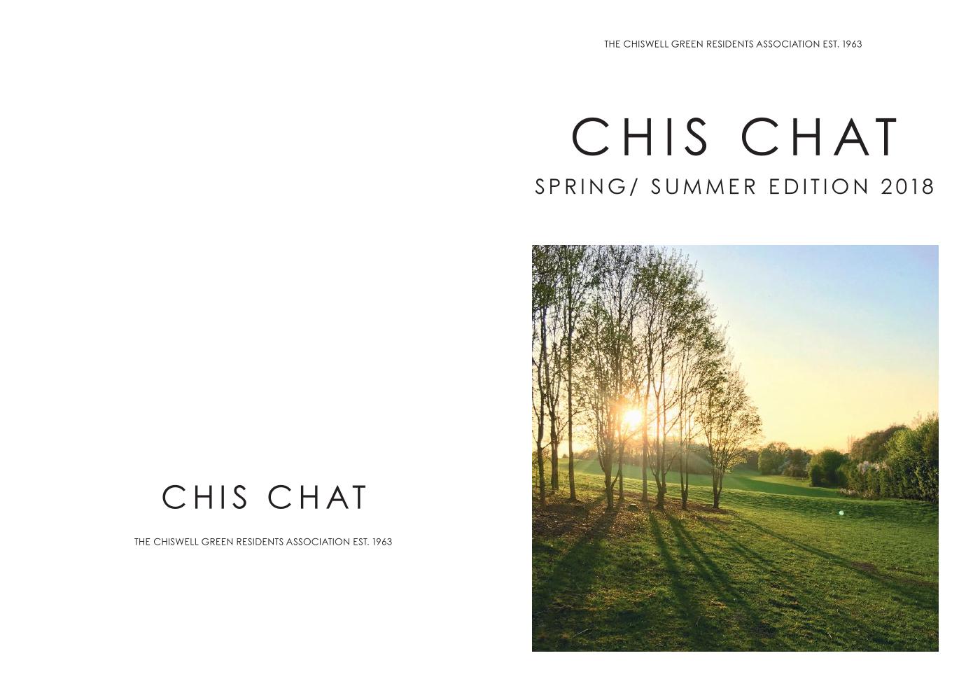 Chis Chat - Spring 2018 | PDF to Flipbook