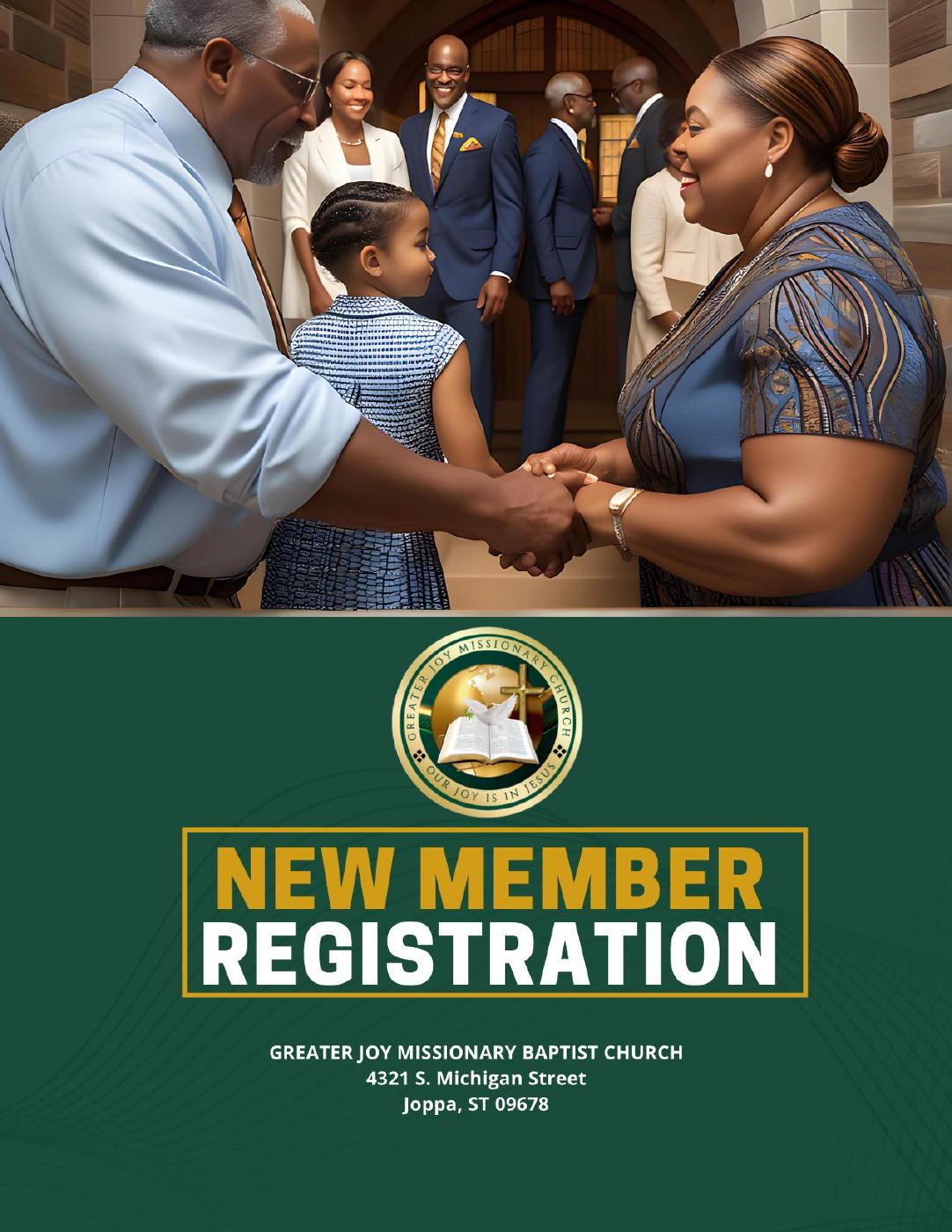 New Member Registration Packet | PDF to Flipbook