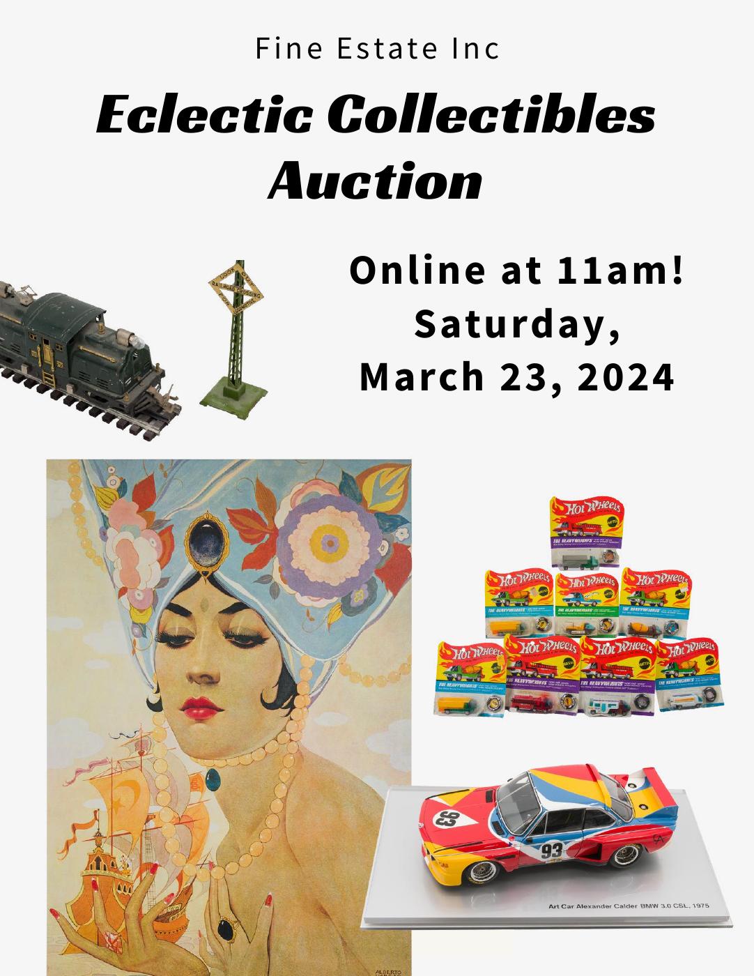 Eclectic Collectibles Auction