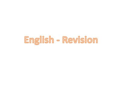 English - Revision | PDF to Flipbook