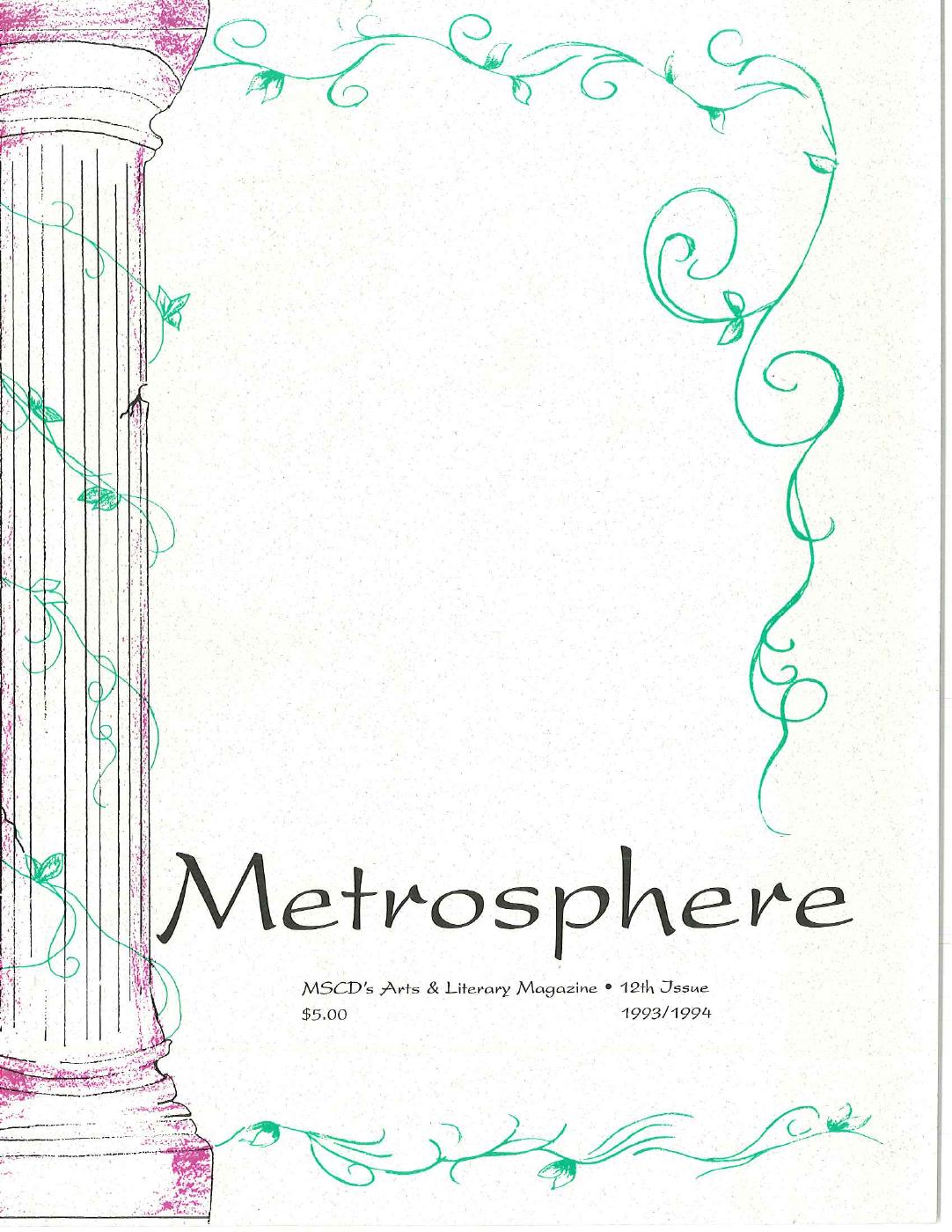 Metrosphere Volume 12 - 1993-94