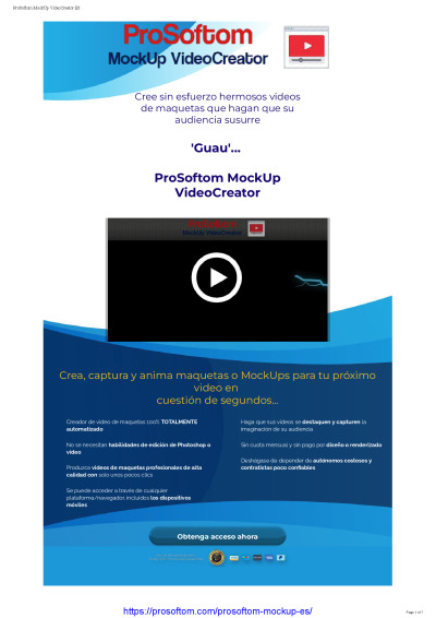 ProSoftom MockUp VideoCreator ES