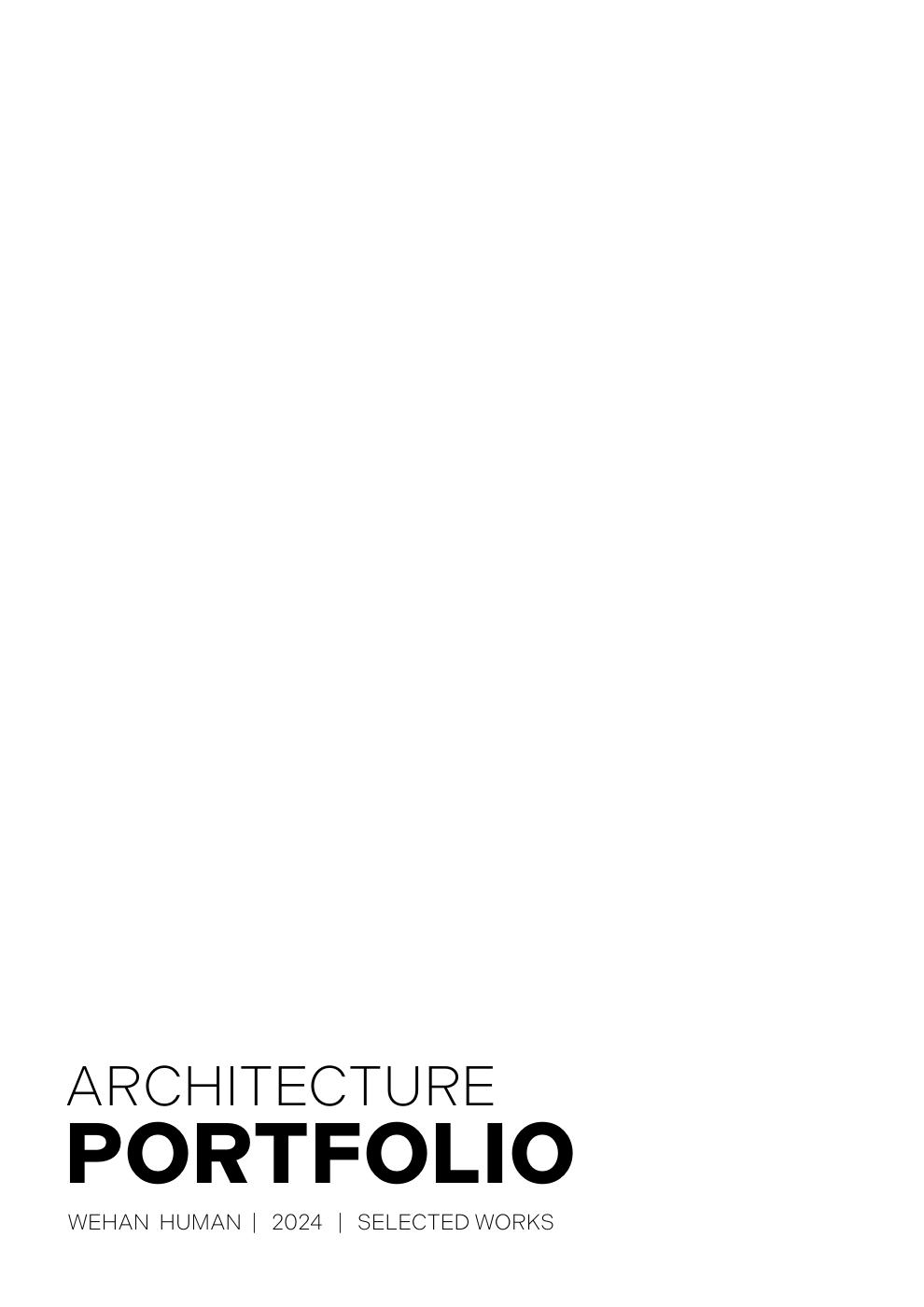 Wehan Human Architecture Portfolio | PDF to Flipbook