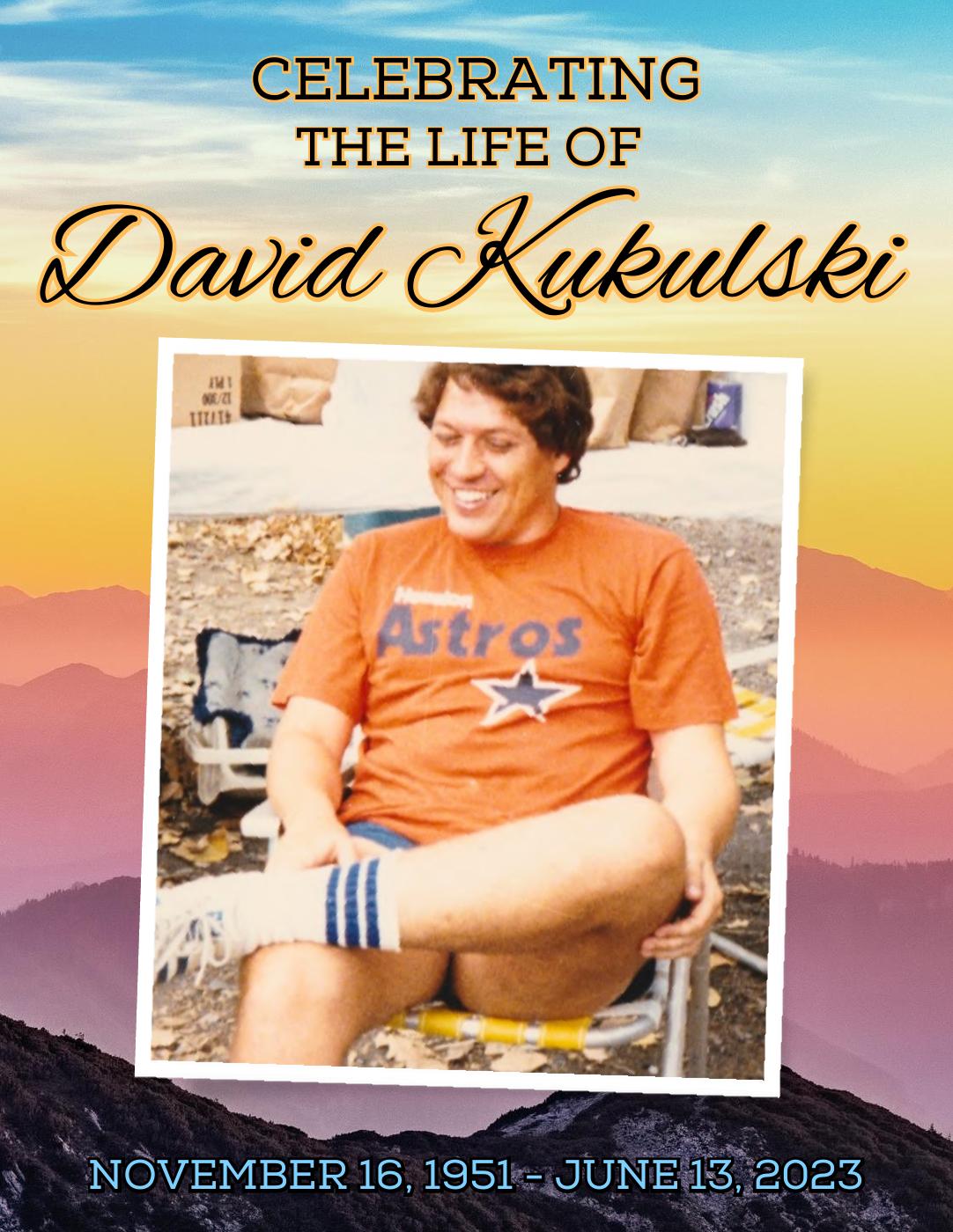 David Kukulski's Celebration of Life Program